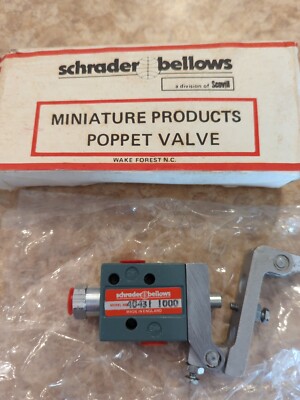 Schrader Bellows Miniature Products Poppet Valve 40431 1000 | eBay UK