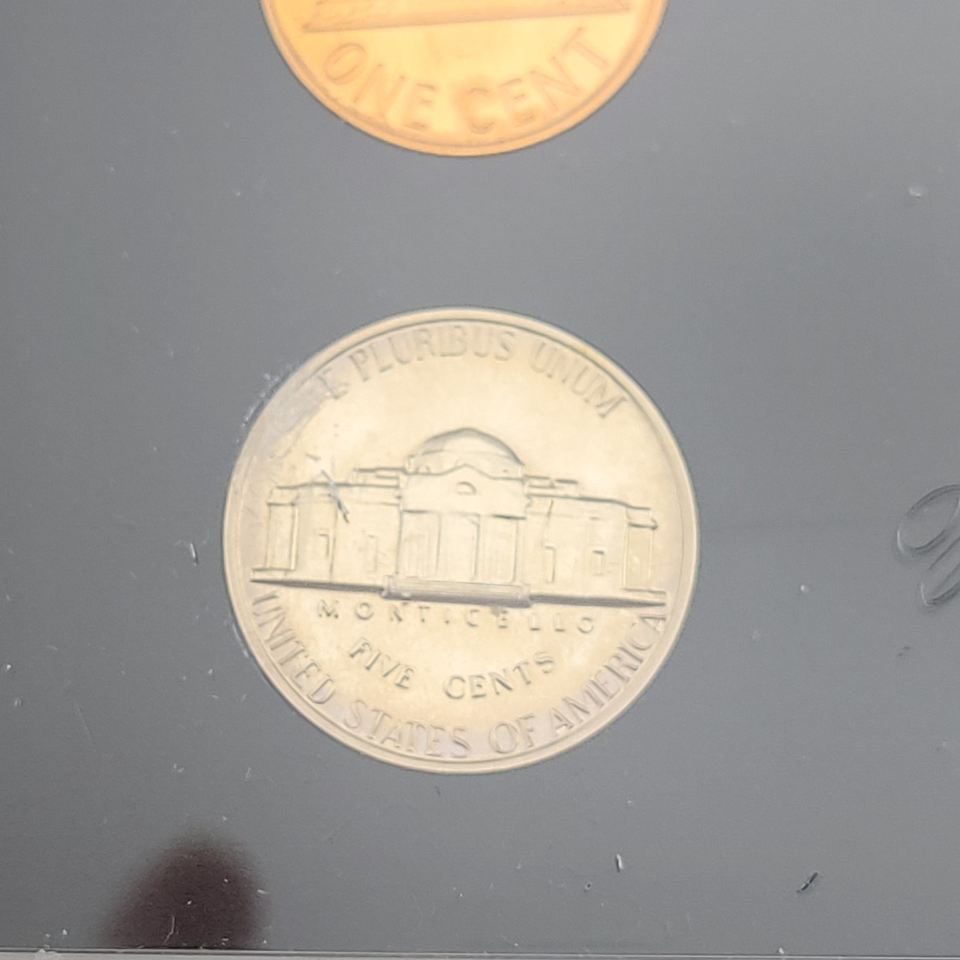 1968s United States Proof Set With Original Blue Box 5 Coins Copper ...