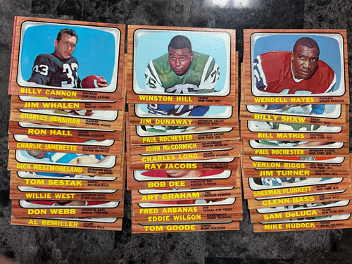1966 Topps Football 31 Different Average VG-EX to EX QU28 | eBay