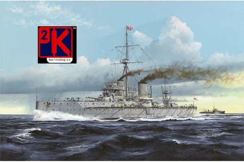Trumpeter 05328 HMS Dreadnought Early Version 1907 Plastic Kit 1/350 ...