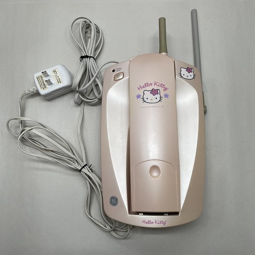 Hello Kitty Cordless Phone Landline Pink Caller ID & Call Waiting GE ...