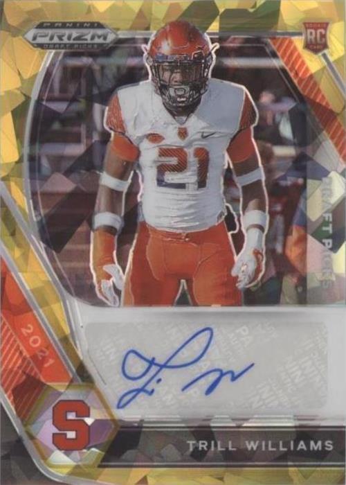 2021 Panini Prizm Draft Picks - Draft Picks Autographs Trill Williams # ...