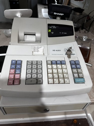 Sharp XE-A201 Cash Register..Used | eBay