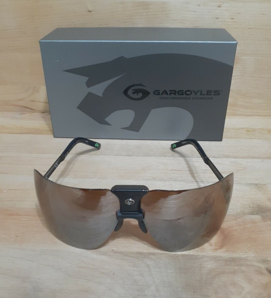 GARGOYLES CLASSIC's ARNOLD TERMINATOR brown lenses / black frames ...