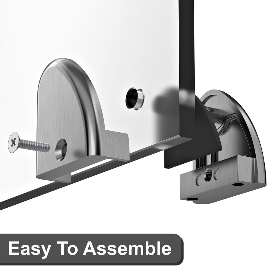 Nidda Toughened Glass Panels Stair Rake & Heavy Duty Clamps,For Stair ...