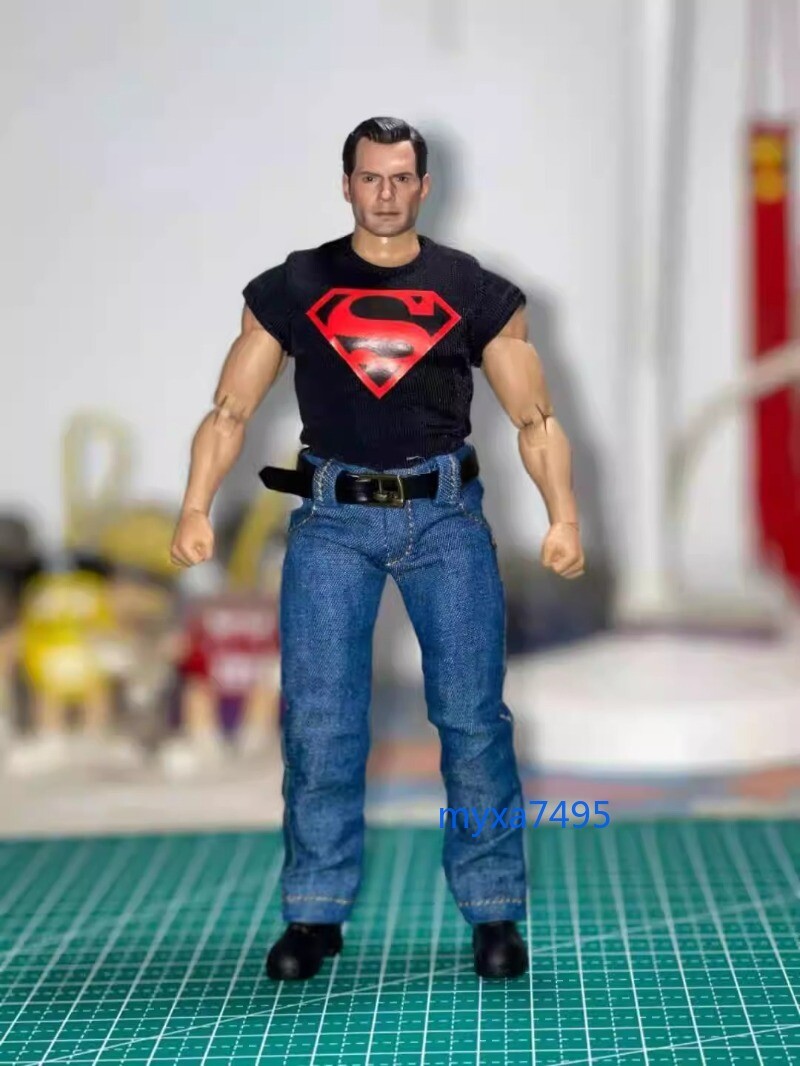 1/12 Outfit Clothes Set Superboy Model NO HEAD NO BODY Gift Figure ...