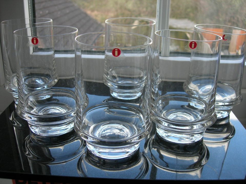 Iittala "Marski" - Six Water Glasses - Tapio Wirkkala | eBay