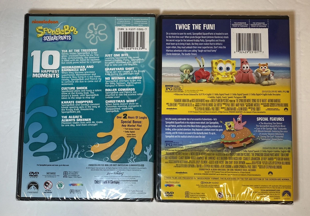 The Spongebob Squarepants Movie Vhs Ebay