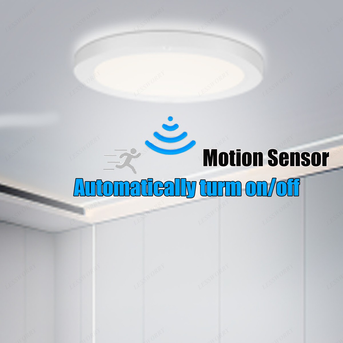 Motion Sensing Ceiling Light Fixtures