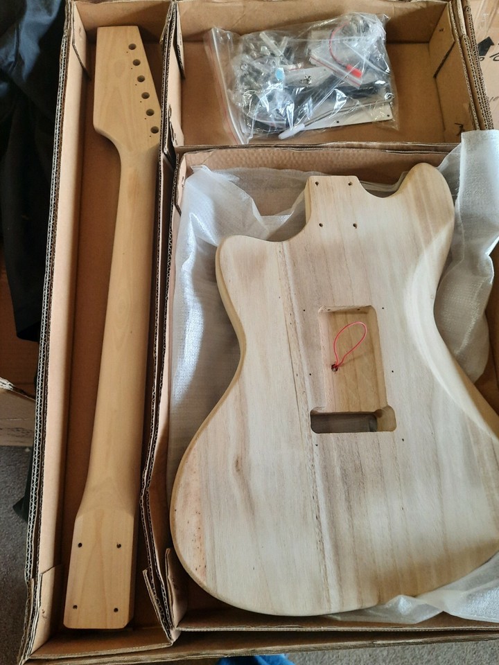 MAKE YOUR OWN JAG/JAZZMASTER ELECTRIC GUITAR-DIY KIT-PARTS INCLUDED | eBay