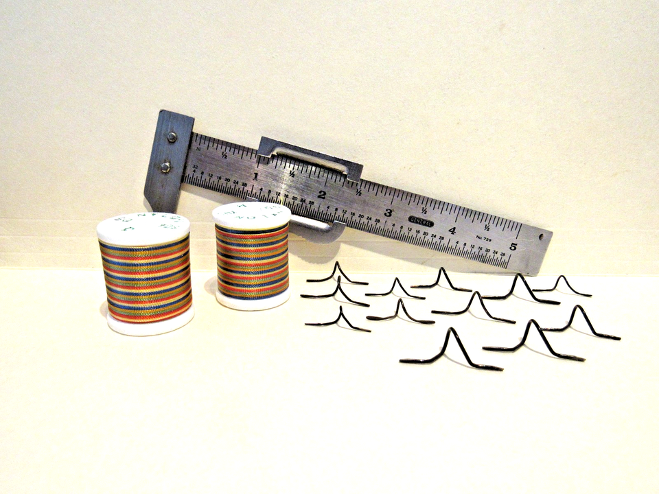 Bamboo Fly-Rod Snake Guides & Gudebrods' Nylon Winding Thread - Vintage ...