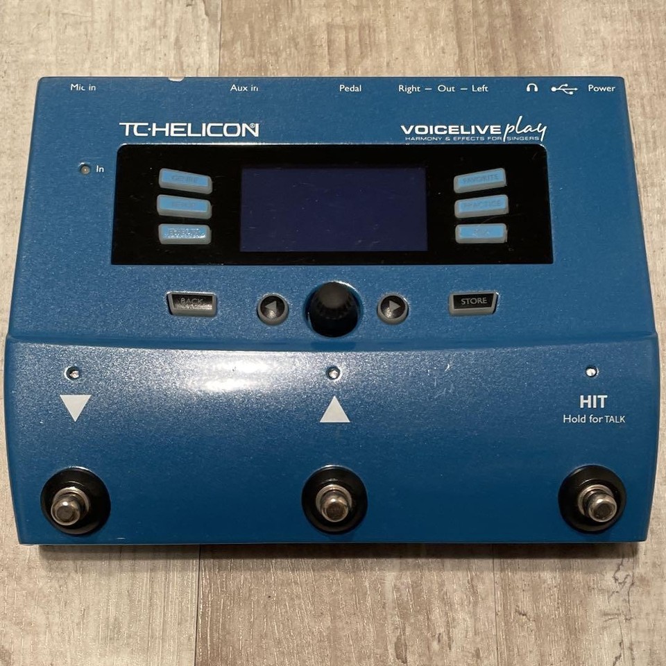 TC-Helicon VoiceLive Play Vocal Effects Pedal Used Blue with ...