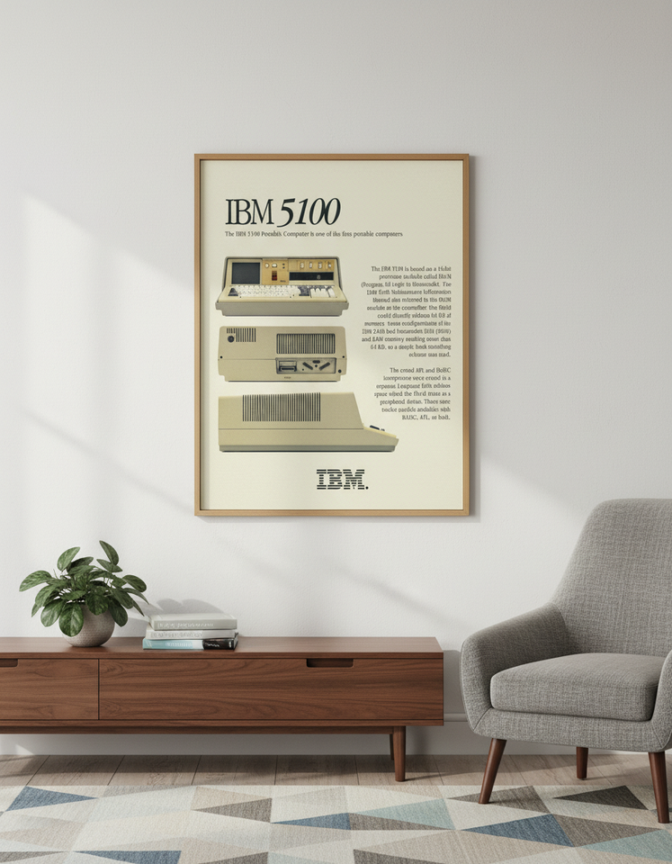 IBM 5100 Portable Computer Poster - 24x32 | eBay