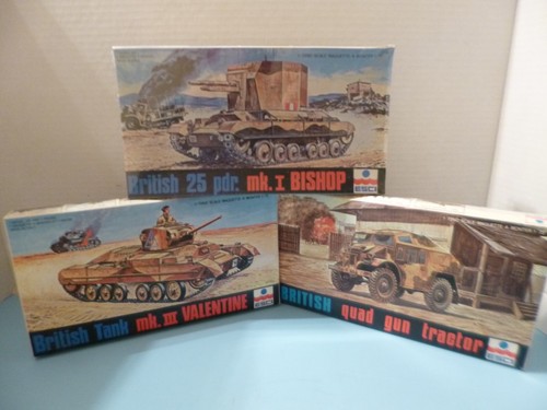 3 ESCI 1/72 BRITISH ARMOR KITS | eBay
