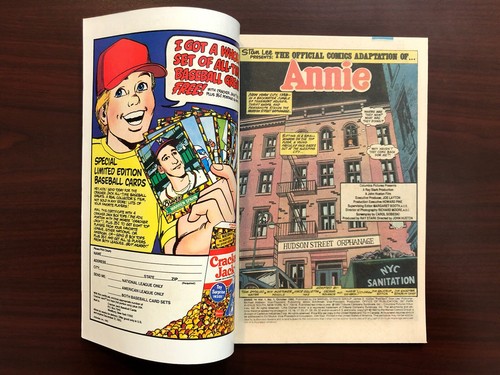 Annie #1 (Marvel Comics, 1982) Movie Adaption; 1 of 2 Issue Mini-Series ...