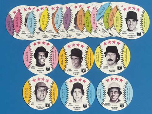 Vintage 1976 Baseball Disc Partial Set (21 Discs) Tom Seaver Brooks ...