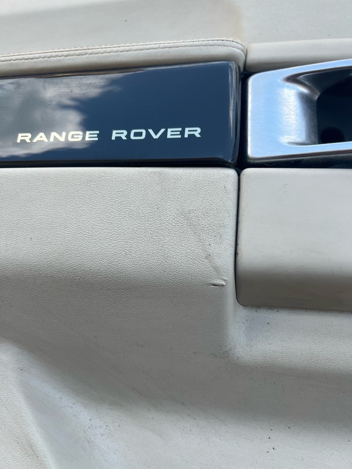 Range Rover HSE L322 07-12 OEM Driver Rear Ivory Door Panel Piano Black ...
