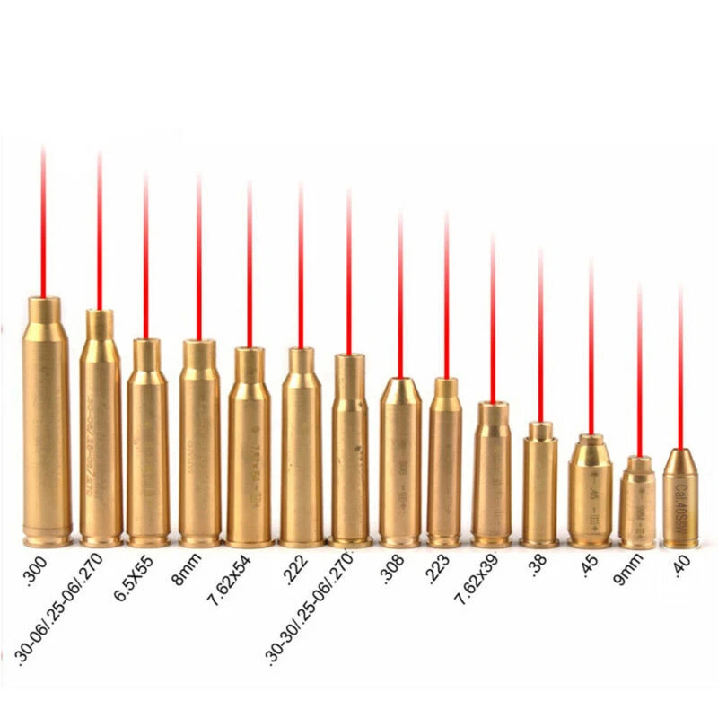 Red Laser Bore Sight 9MM/223/308/7.62X39/7X57R/30-06/.300 Red Laser Bore Sight 9MM/223/308/7.62X39/7X57R/30-06/.300