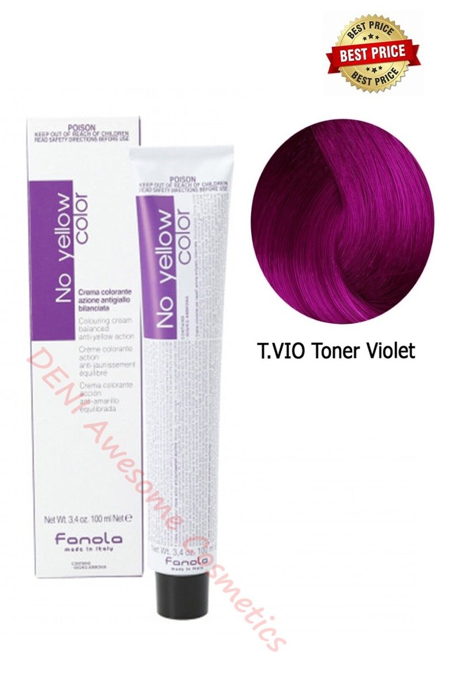 Fanola No Yellow Color Cream Colouring Blonde Hair Dye Anti Yellow ...