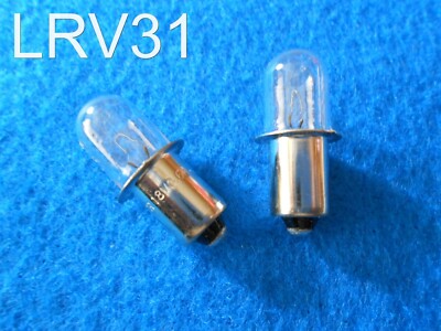 (2) RYOBI 18v VOLT Cordless Flashlight Replacement Bulb P700 P703 P704 ...