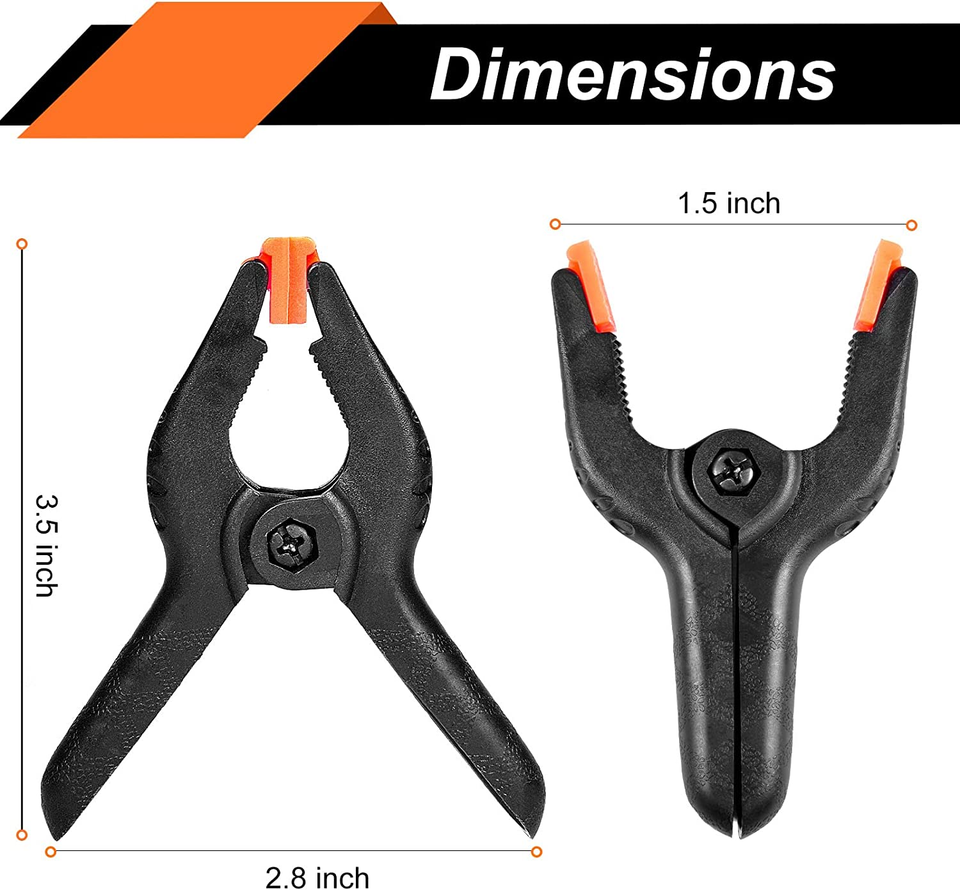 20 Packs Spring Clamps, 3.5 Inch Spring Clamps Heavy Duty for Crafts | eBay