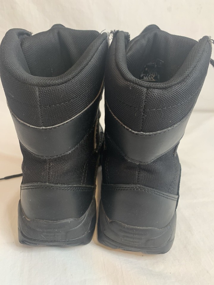 Interceptor Force Boot Black Steel Toe Slip Resistant Leather ASTM ...