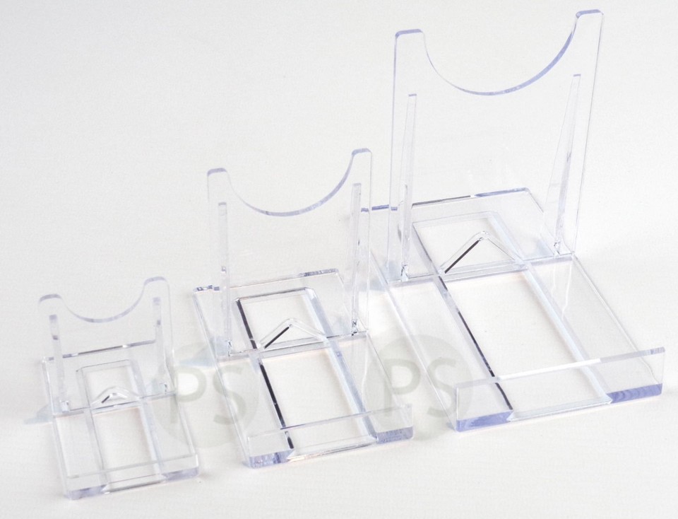 Large Adjustable Stand :Clear Plastic Plate & Bowl Twist Display Stand ...