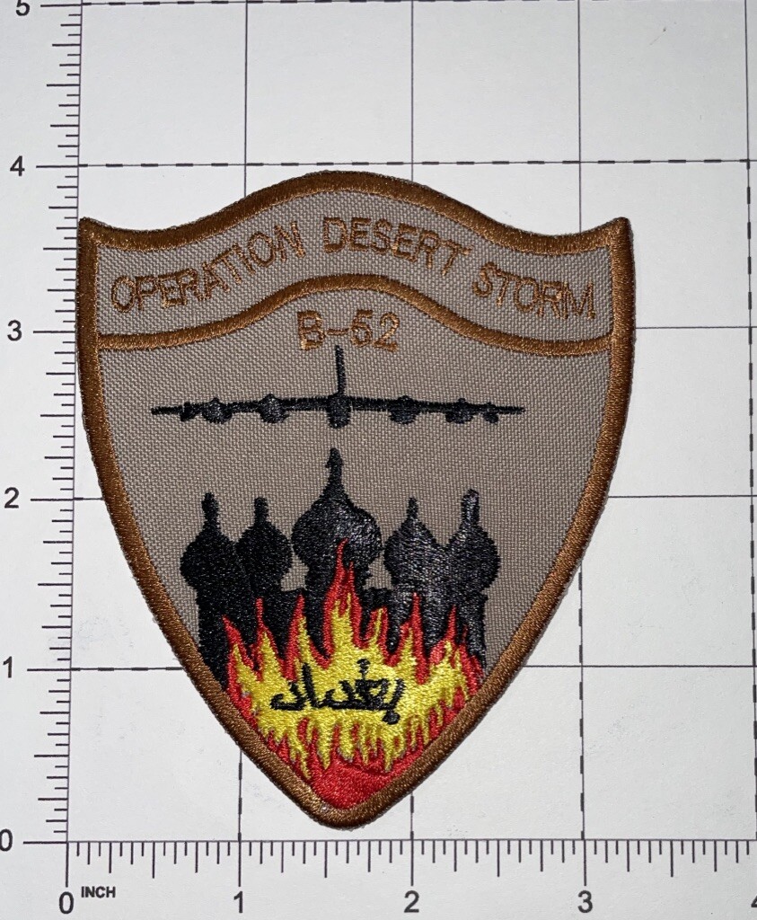 USAF Operation Desert Storm B-52 Stratofortress Patch Hook & Iron-On ...