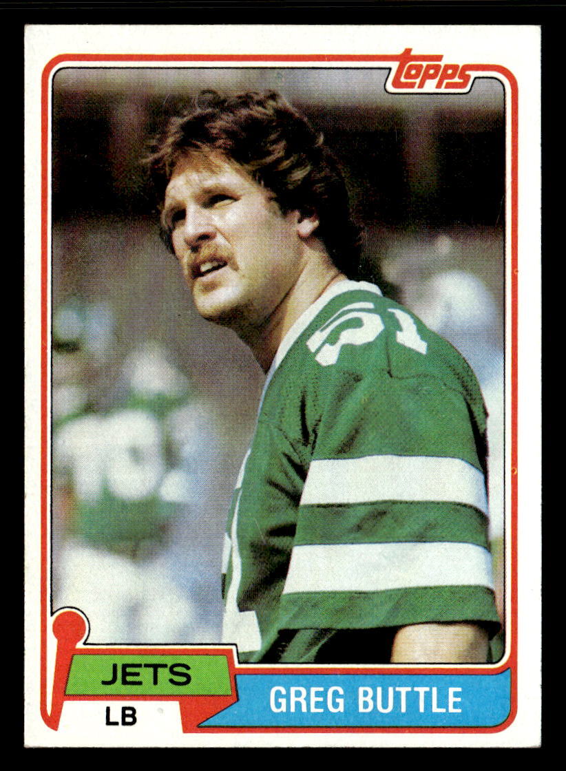 Greg Buttle 1981 Topps Card #285 New York Jets | eBay