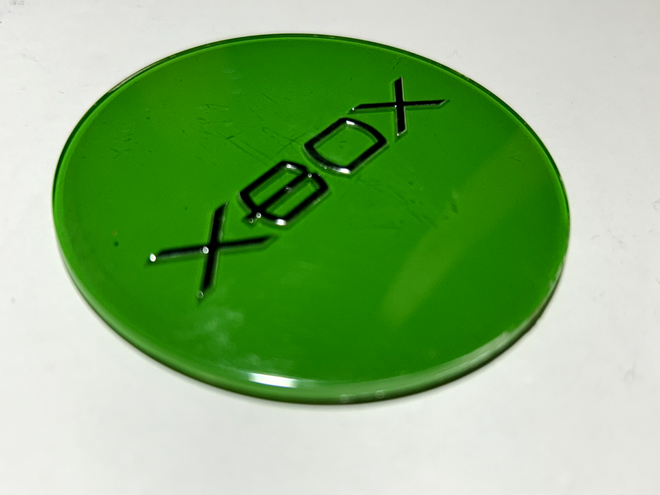 Original Xbox Case Jewel Logo - Original Microsoft Part - NICE - FREE ...