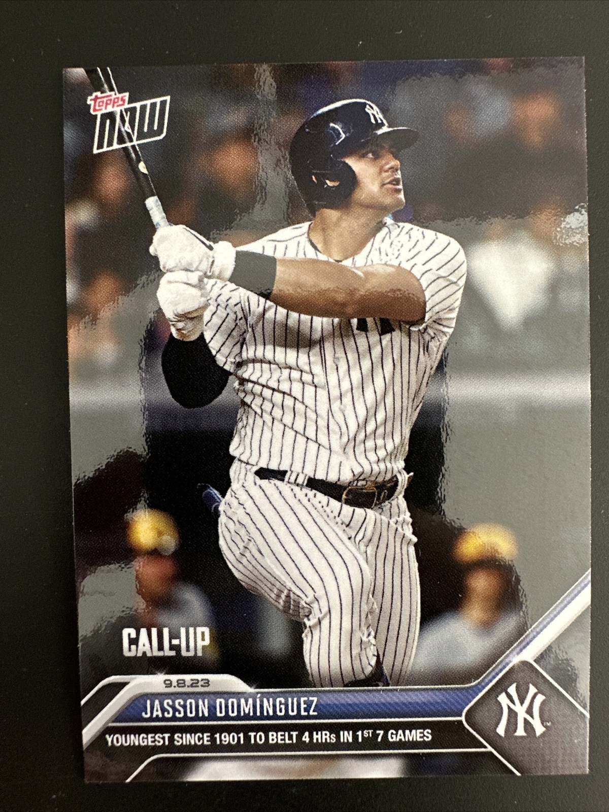 2023 Topps NOW Jasson Dominguez Call-Up Card # 834 New York Yankees | eBay