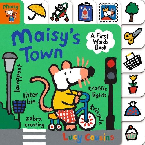 Lucy Cousins Maisy's Town: A First Words Book (Libro de cartón) Maisy ...