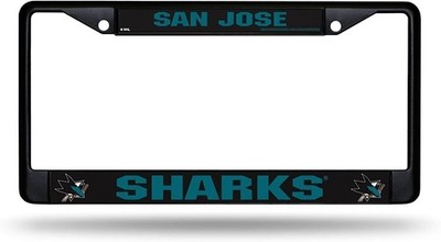 San Jose Sharks Metal License Plate Frame Black Tag Cover 12x6 Inch | eBay