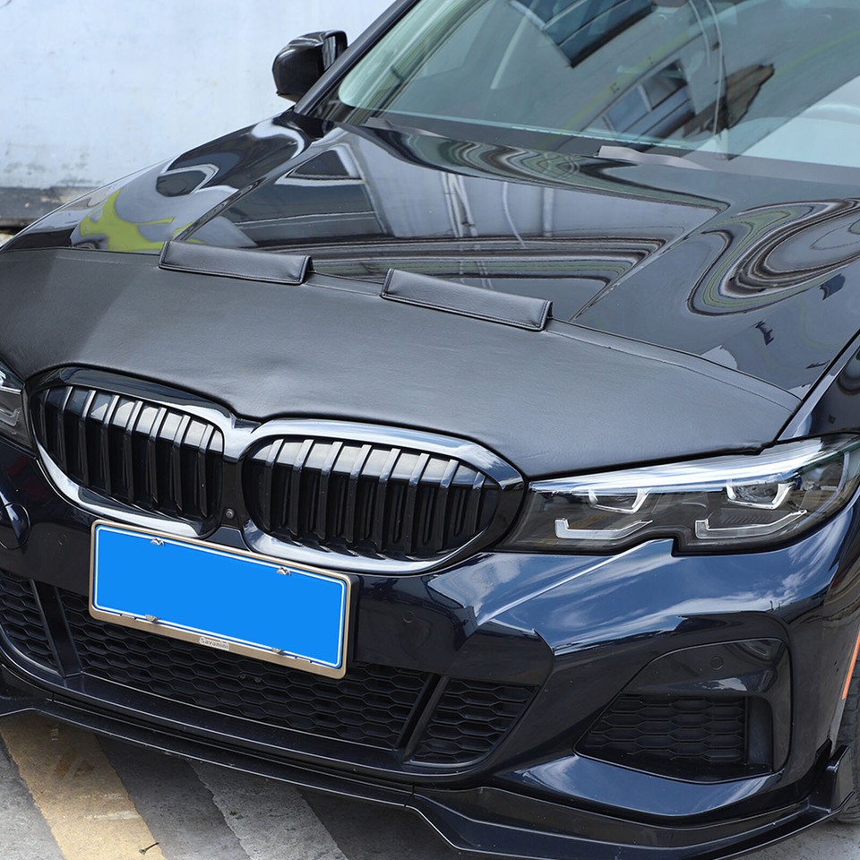 Fit For BMW 3 Series 2020+ Leather Sand Stone & Bug Deflector Hood ...