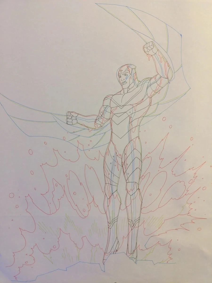 Marvel Falcon Drawing