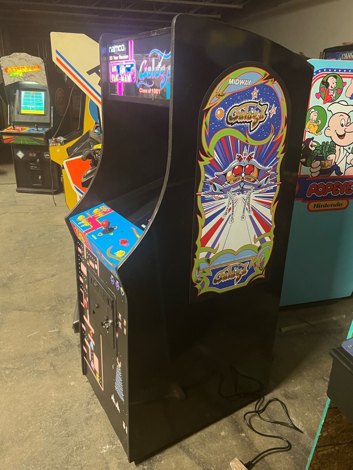 GALAGA Ms PAC-MAN 20 YEAR REUNION ARCADE MACHINE by MIDWAY 2001 | eBay