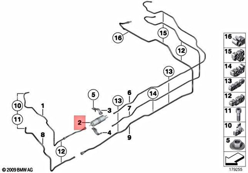 Genuine BMW X1 E84 F20 F30 F45 5 doors Sedan Fuel Filter OEM ...