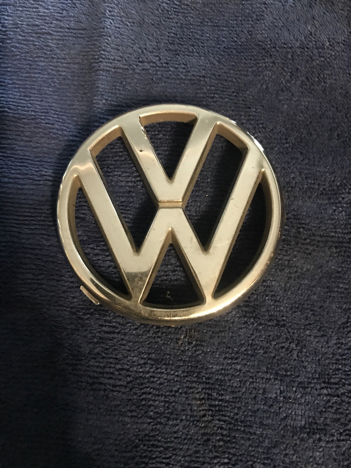 Volkswagen VW Bug Rabbit Bus/Vanagon Original Emblem Front 3 Prong ...