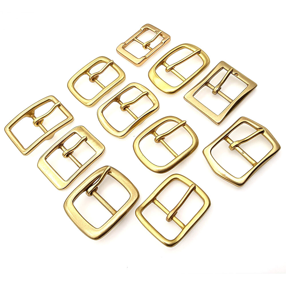 Quality Solid Brass Pin Buckle for Men Women Leathercraft DIY Belt 38 ...