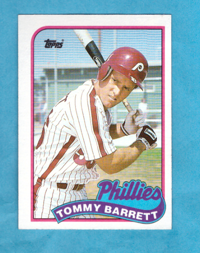1989 Topps Baseball card #653 Tommy Barrett Phillies | eBay