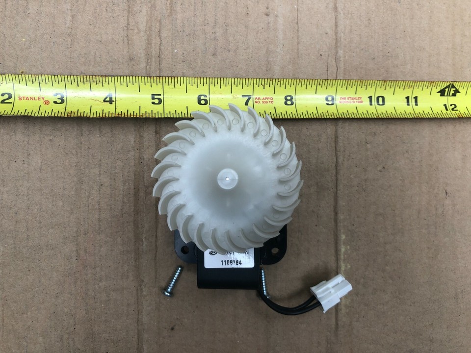 Frigidaire Dishwasher Model FPHD2491KF0 Drying Fan Motor and Impeller ...