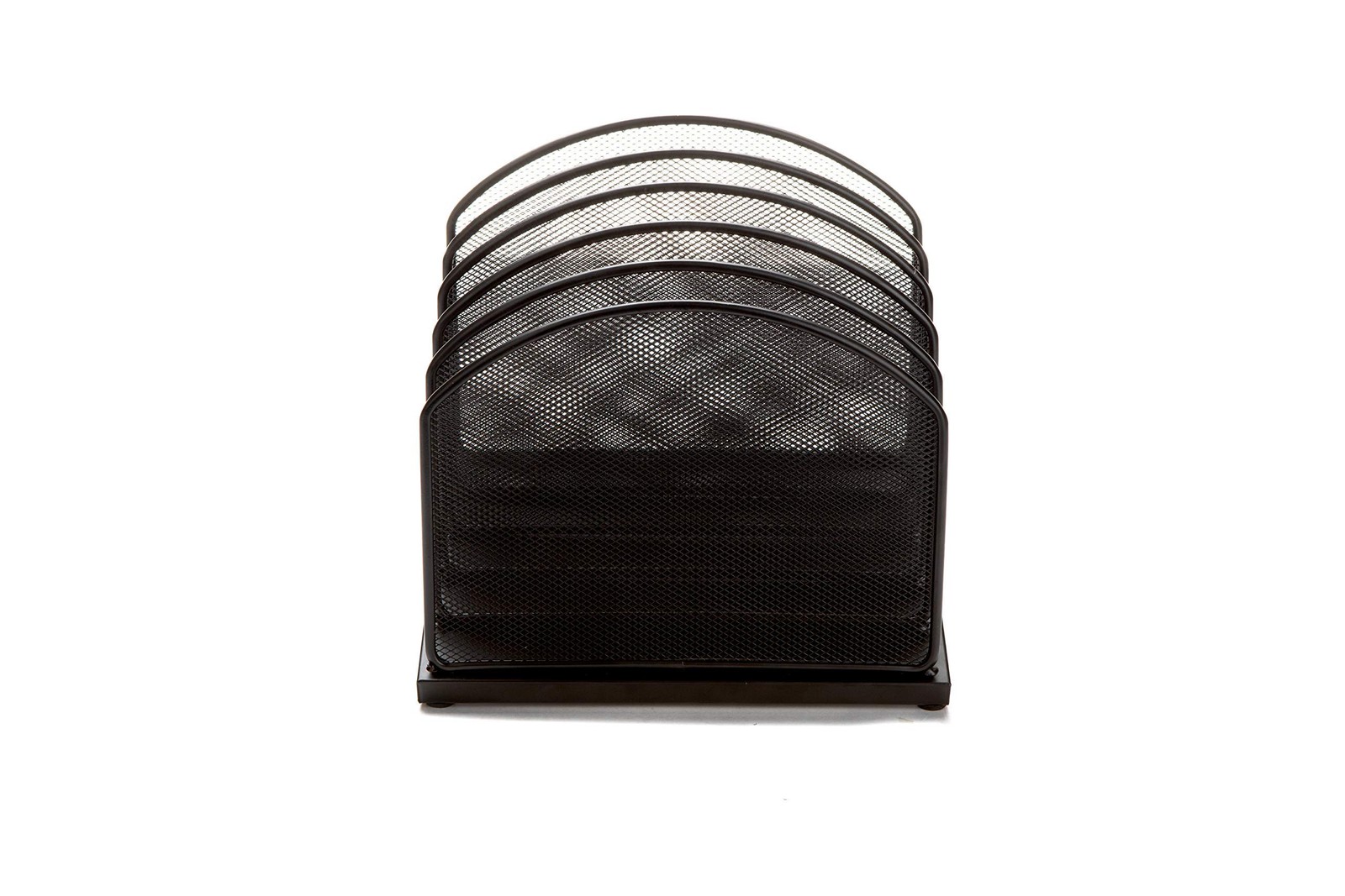 Vertical File Storage, Desktop Organizer, Sorter, Office, Metal Mesh ...