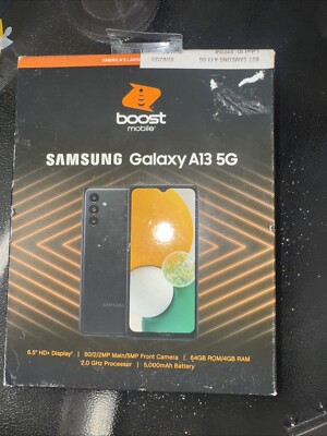 Samsung Galaxy A13 5G SM-A136 - 64 GB - Black (Boost Mobile) Smart ...