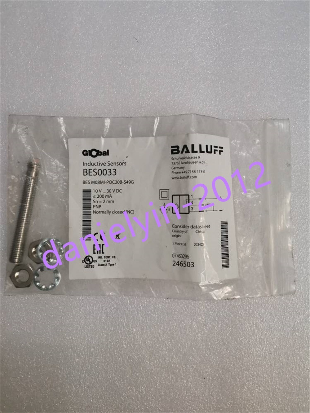 1 pcs New BALLUFF BES M08MI-POC20B-S49G BES0033 | eBay