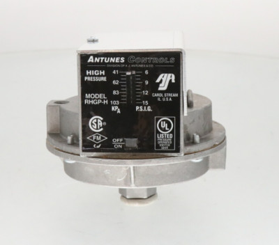 ANTUNES 803113402 6-15 PSI AUTO RESET SPDT HIGH GAS PRESSURE SWITCH | eBay