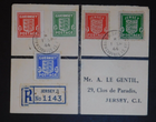 1944 Havre Des Pass Channel Islands Occupation England Cover To Jersey ...