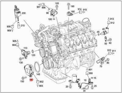 Genuine MERCEDES Engine Camshaft Magnet 2 Pcs 2721560000 | eBay UK