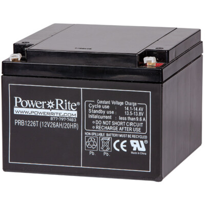 Power Rite LD1226 Battery 12V 26 Ah Replacement | eBay