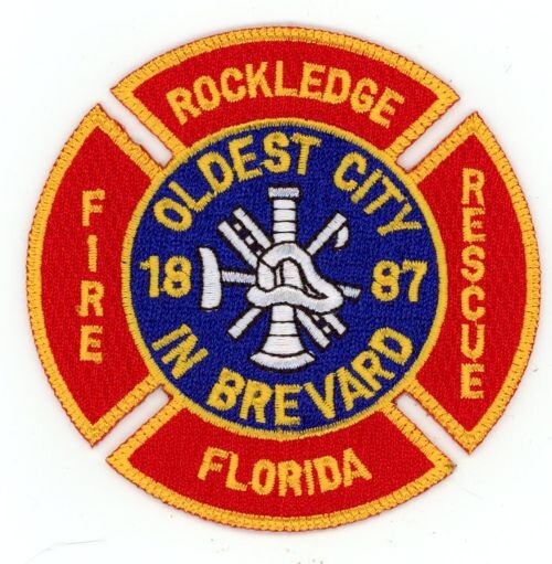 FLORIDA FL ROCKLEDGE FIRE RESCUE DEPARTMENT NICE SHOULDER PATCH POLICE ...