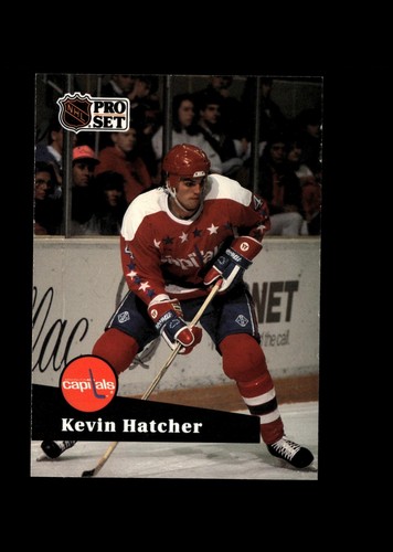 Kevin Hatcher 1991-92 Pro Set Hockey #249 Washington Capitals | eBay
